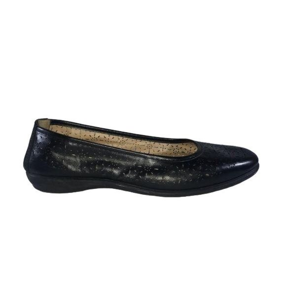 true ballet | Shoes | True Ballet Black Cut Out Memory Foam Flats 8 ...